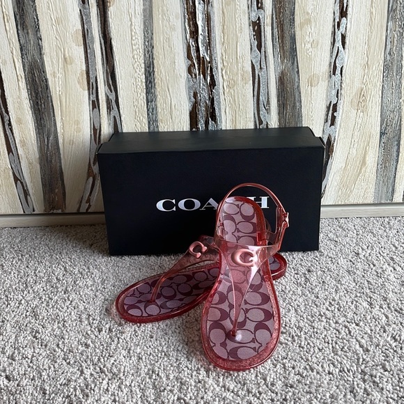 Coach | Shoes | Coach Natalee Jelly Sandal 7b New | Poshmark